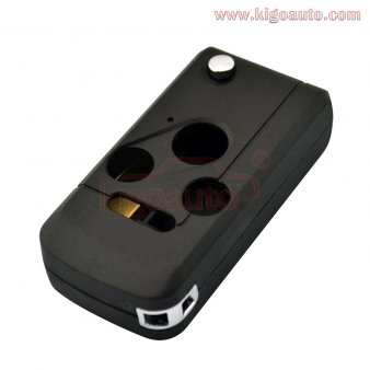 Refit flip key shell 3 button with panic for Honda Accord Civic Fit CR ...