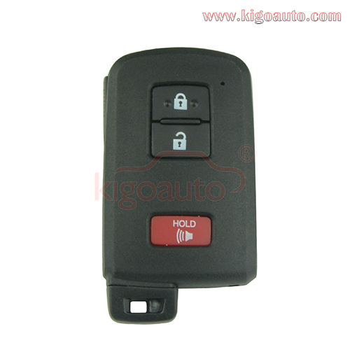HYQ14FBA Smart key case 3 button for Toyota Prius C