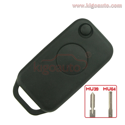 Clearance Price - Filp key shell 1 button HU64/HU39 blade for Mercedes ...
