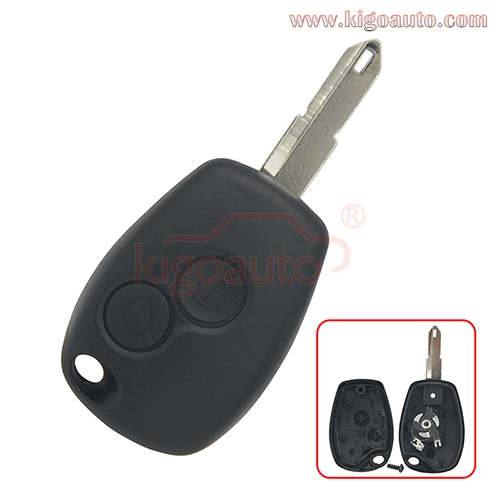 Remote key shell 2 button NE72 for Renault Clio III Modus Kangoo II ...
