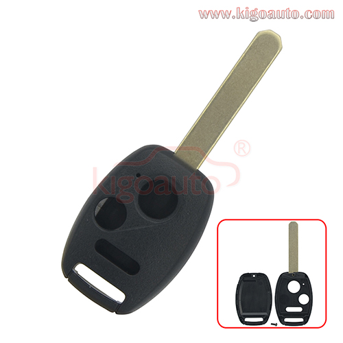 (No chip room) Remote key shell 2 button with panic for Honda Ridgeline ...