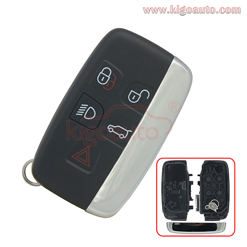 Smart key case 5 button for Land rover Range Rover,Landrover