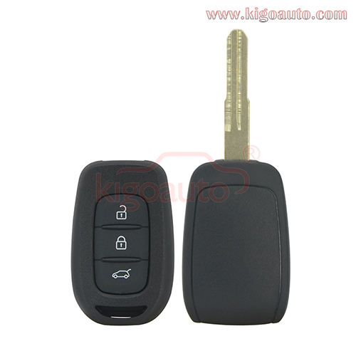 3 Button Remote Key shell For 2016 2017 Renault Duster Sandero Kwid,Renault