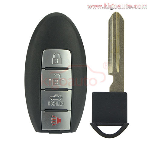 FCC KR5S180144014 smart key 4 button 433.9Mhz 47/4A chip for Nissan Altima 2013-2018 S180144018 ...
