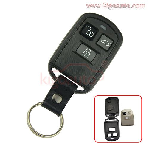 Remote key fob shell case 3 button for Hyundai,Hyundai