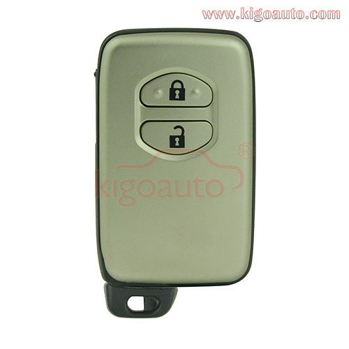 Smart key case 2 button for Toyota Prado Camry Land cruizer 4Runner ...