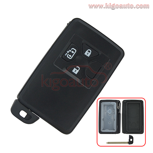 Smart key case 3 button for Toyota,Toyota