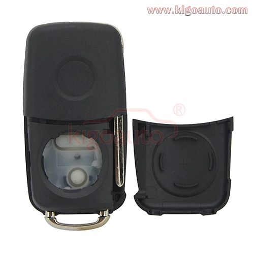 5K0 837 202 AD Remote Key shell 3 button HU66 blade for VW Golf Jetta ...