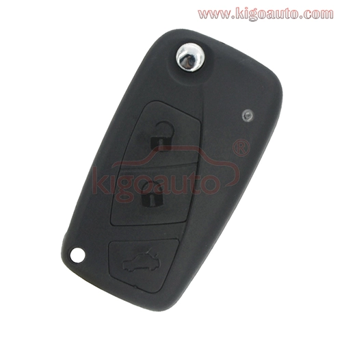 Refit Flip Key Shell For Fiat 3 Buttonfiat