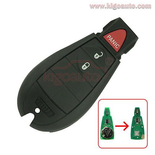 56046953AE GQ4-53T fobik key 3 button 434Mhz ID46-PCF7961 chip for 2014 ...