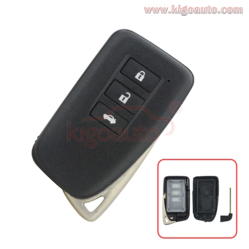 Smart key case 3 button for Lexus ES250 ES350 ES300H GS450H GS350