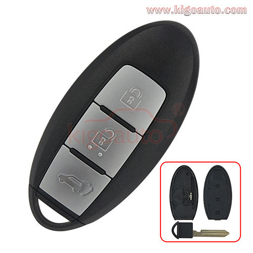 Smart key case 3 button for Nissan Qashqai X-Trail 2014 2015 2016 2017 ...