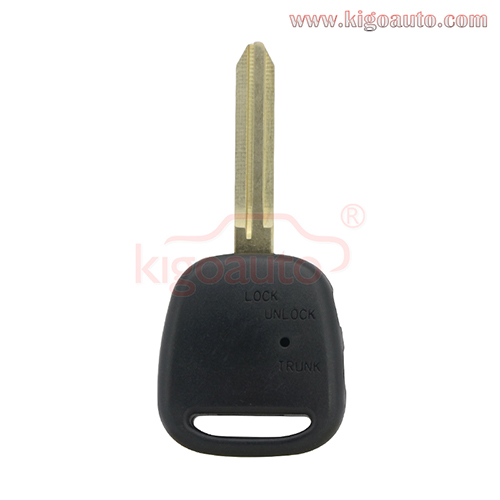 Remote key shell toy43 blade for Toyota 2 button on side,Toyota
