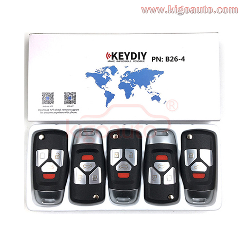 B26-4 Series KEYDIY Multi-functional Remote Control,KEYDIY Remotes & Blades