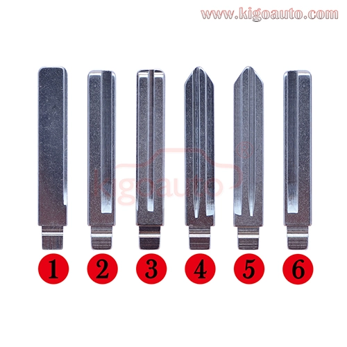 81996-2K000 Flip key blade #4 KK8 for Hyundai Elantra Accent Verna I20 ...