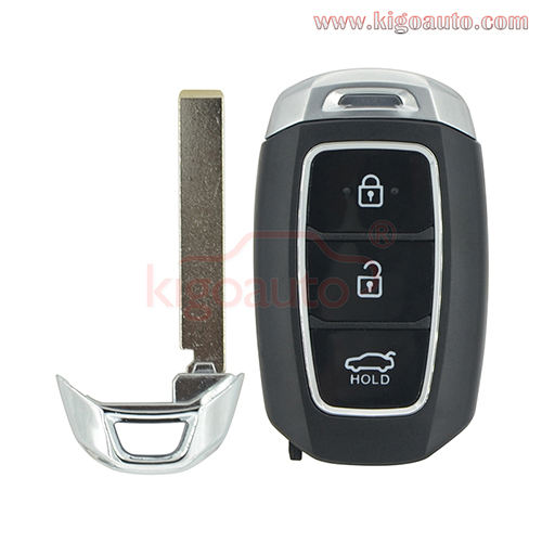 Smart key shell 3 button for Hyundai Accent 2018,Hyundai