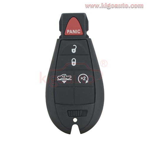 FCC GQ4-53T fobik key remote 5 button 434Mhz for PN 68159655AG 2013 ...