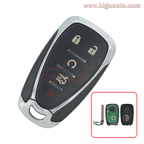 Smart key FCC HYQ4EA 433mhz Or HYQ4AA 315mhz 5 button ID46 chip HITAG2 ...