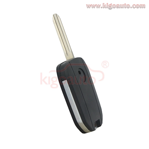 Modified flip key shell 6 button TOY43 blade for Toyota Sequoia remote ...