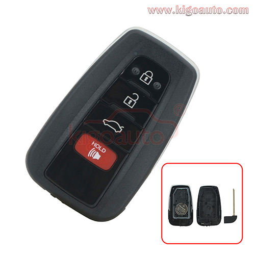 FCC ID HYQ14FBC Smart Key 4 Button 315MHZ 8A chip for 2019 Toyota Camry ...