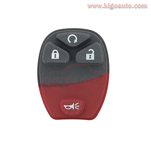 Remote fob case 4 button pad for GM Replacement Button Pad OUC60270 ...