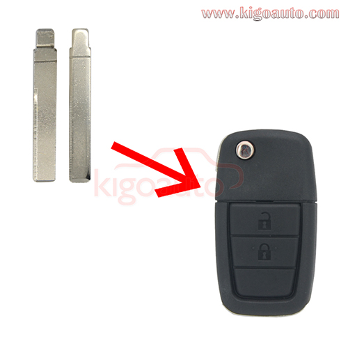 Flip key blade GM45 for Holden VE Commodore flip remote key