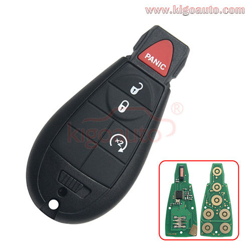56046955AG GQ4-53T fobik key remote 4 button 434Mhz for 2014-2018 JEEP ...