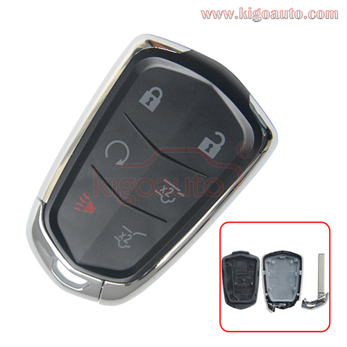 FCC HYQ2EB smart key case 6 button for Cadillac Escalade 2015 2016