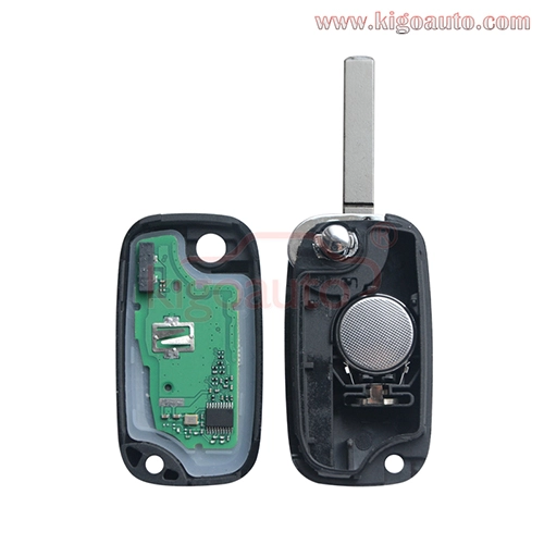 Flip Remote Key 3 button 433Mhz 4A Chip for Mercedes Benz Smart Fortwo ...