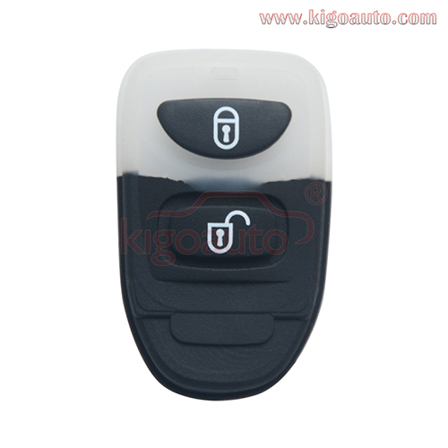 Hyundai remote fob pad 2 button pad