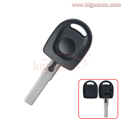 Transponder key shell with ID48 chip HU66 round head for VW