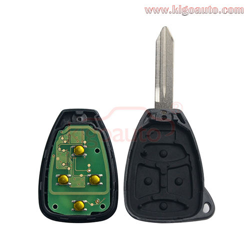 KOBDT04A Remote head key large big button 2 button with panic 315Mhz for Chrysler Dodge