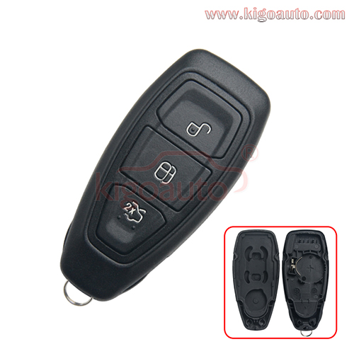 Smart key case 3 button for Ford Kuga Fiesta Focus,Ford