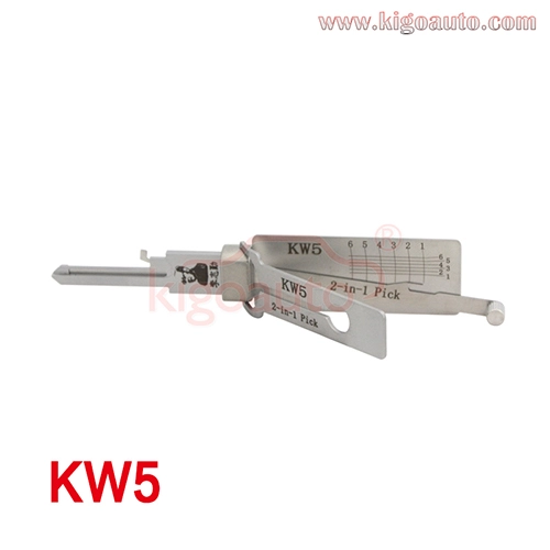 KW5 2-in-1 Pick Decoder Lishi Residential tool