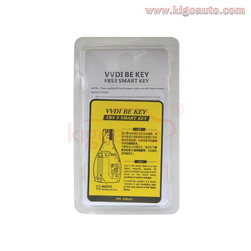 VVDI BE KEY Benz PCB FBS3 smart key 433mhz / 315mhz