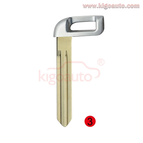 Smart key blade for Hyundai Sonata 81996-1R020 81996-2M020 81996-3S020