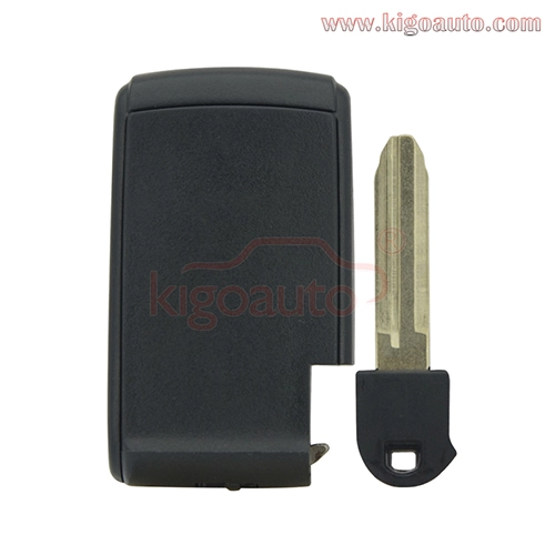 Smart key case 2 button TOY43 blade for Toyota Prius Corolla Verso