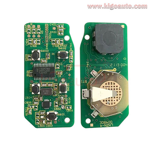 FCC KOBJTF10A Smart key 5 button 315Mhz ID49-Hitag Pro-PCF7953 chip for ...