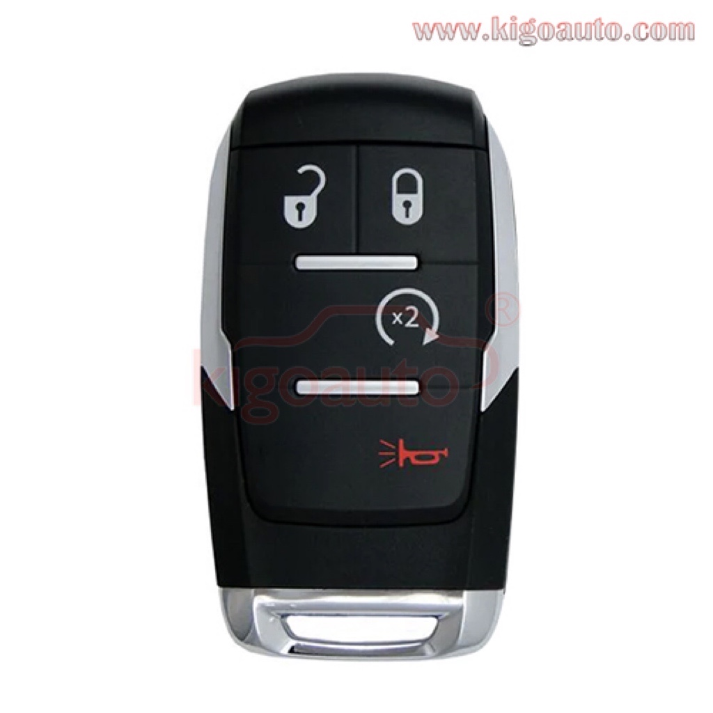 FCC GQ4-76T Smart key 4 button 433Mhz 4A Chip for 2019 2020 2021 Dodge ...