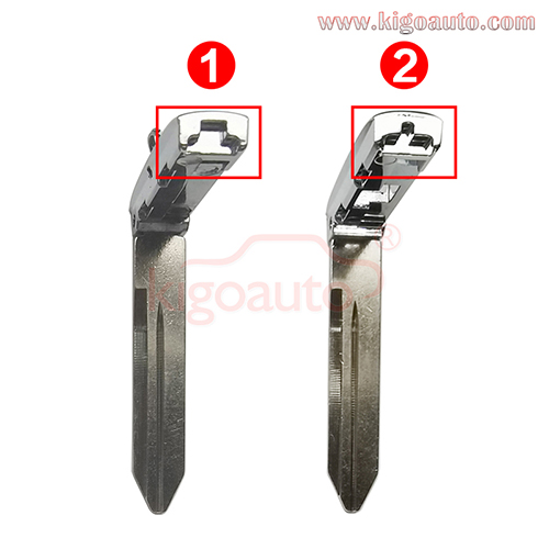 PN 68519237AA emergency key insert for Jeep Wagoneer Grand Cherokee L ...