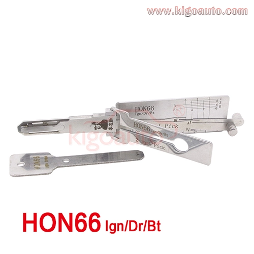 Lishi 2in1 Decoder HON66 Ign/Dr/Bt