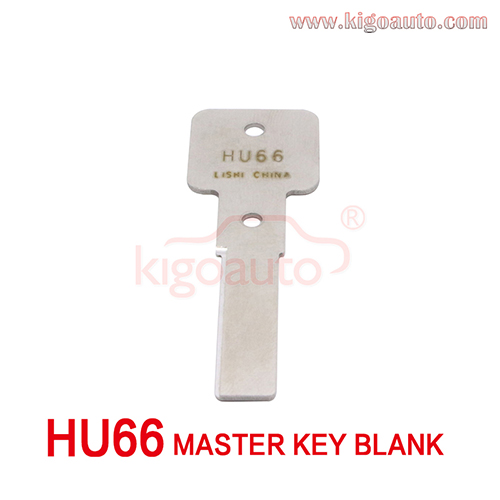 LISHI HU66 master key blank,Lishi key reader