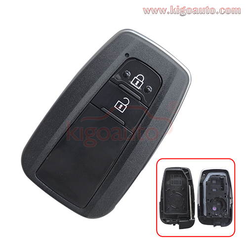 FCC B2U2K2R Smart key case 2 button for Toyota Corolla 2018-2022 PN ...