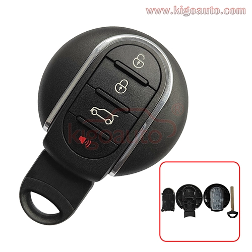 FCC NBGIDGNG1 Smart key shell 4 button for Mini Cooper Countryman ...