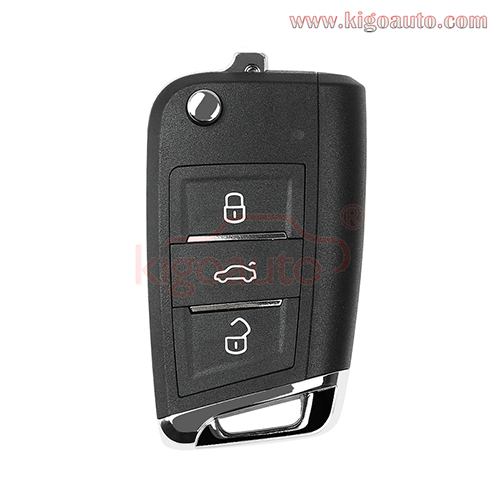 Xhorse XSMQB1EN Universal Smart key Remote For VW MQB 3 Button for ...