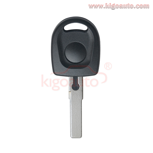 Transponder key shell no chip HU66 round head for VW Golf Touran Jetta