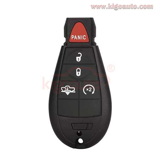 PN 68159655 / FCC GQ4-53T fobik key remote 5 button 433Mhz 46 chip for ...