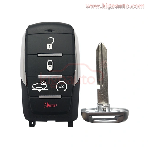 FCC OHT-4882056 Smart key case 5 Button for 2019-2021 Dodge Ram 1500 PN ...