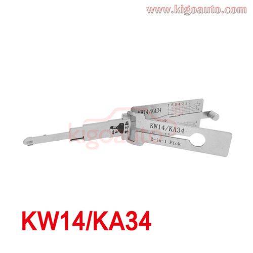 Lishi 2-in-1 Pick & Decoder KW14/KA34