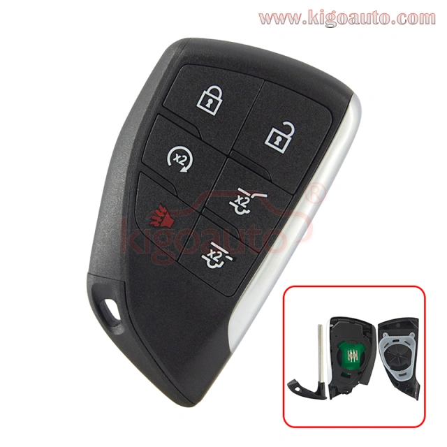 FCC YG0G21TB2 Smart Key 6 button 434MHZ ID49 Chip for 2021 GMC Yukon ...